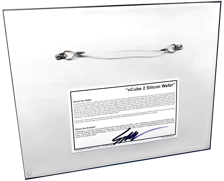 Silicon Wafer - nCube 2 Silicon Wafer - Supercomputer, Parallel, Hyper ...